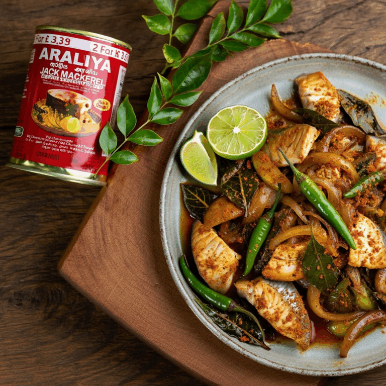 Spicy Sri Lankan Jack Mackerel Stir-Fry Recipe | BuyLankan